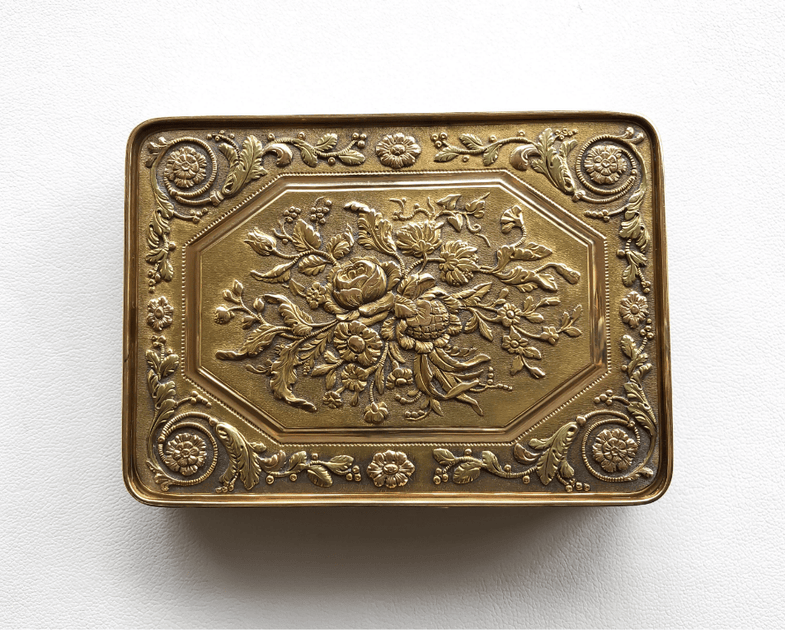 18KY 1820 Russian Tri-Color Snuff Box 110 DWT – Mark Areias J,